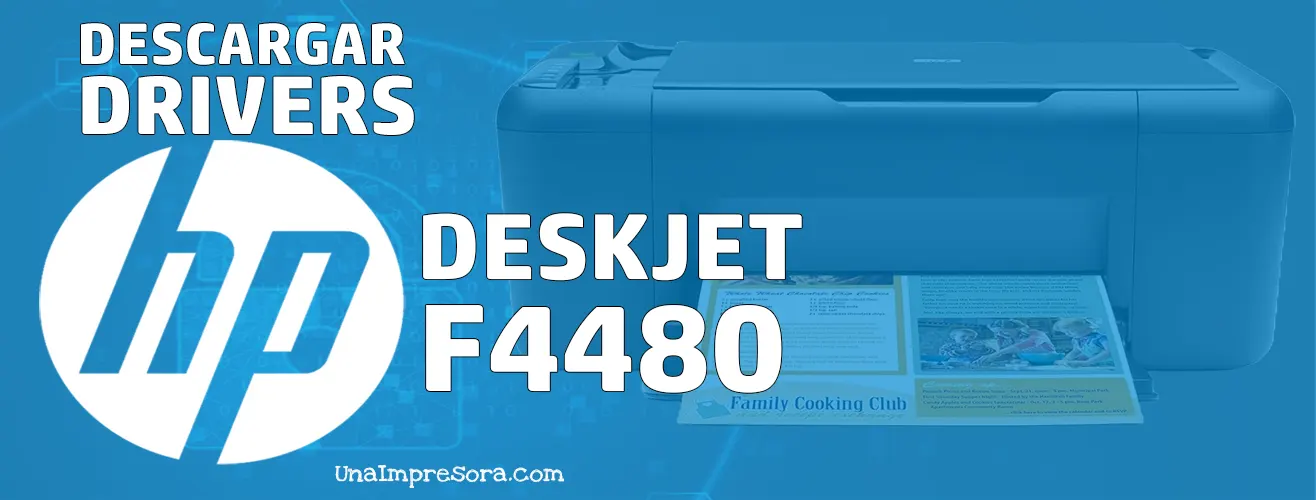 Descargar driver HP DeskJet F4480 Gratis 【 2024